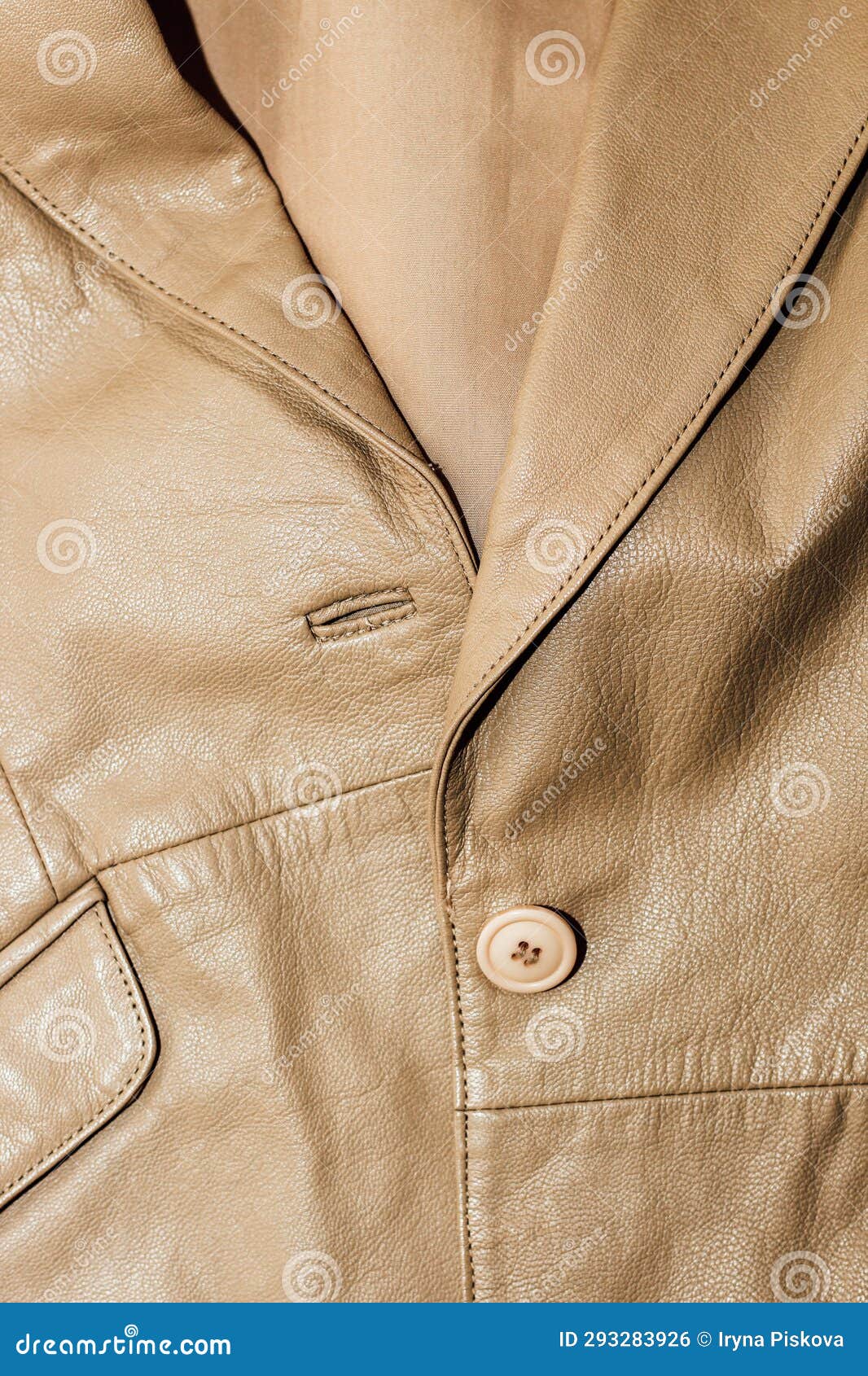 Texture Of Genuine Crumpled Leather With Wrinkles, Golden Color ...