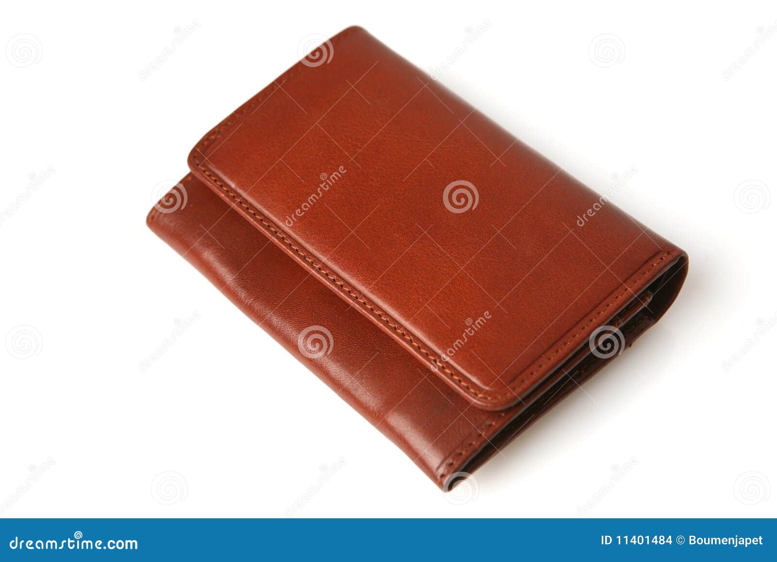 Brown Leather Purse stock photo. Image of handbag, money - 11401484