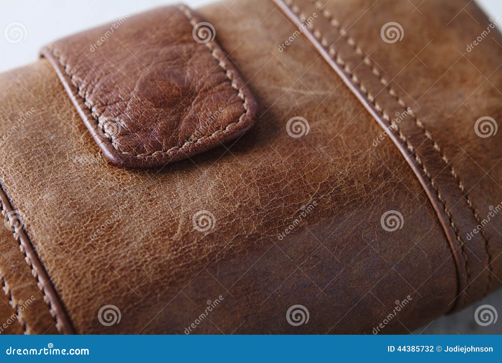Brown Leather Purse Wallet Close Up Stock Photo - Image of style ...