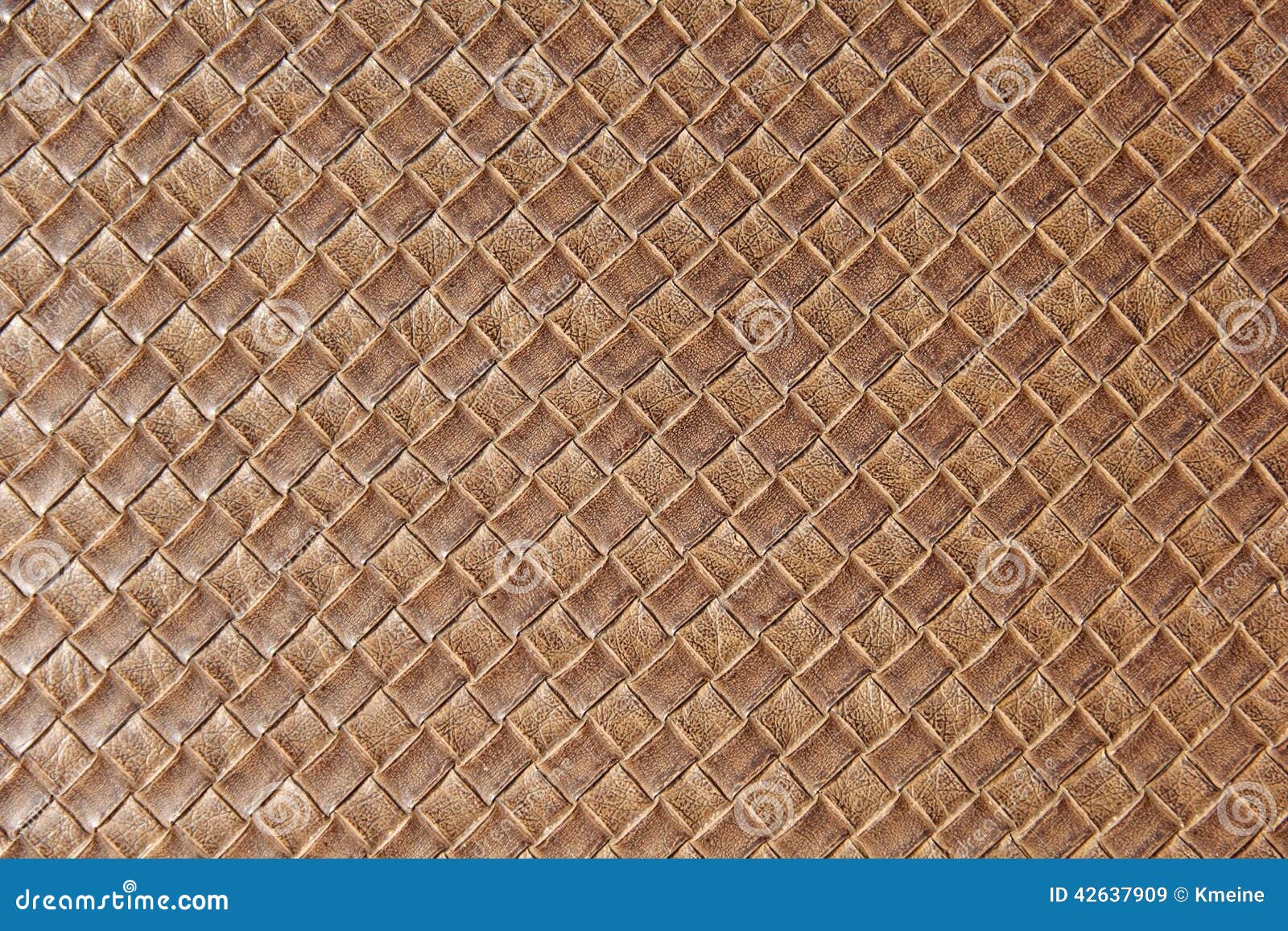 Brown Leather Square Woven Weaved Pattern Stock Image - Image of weaved ...