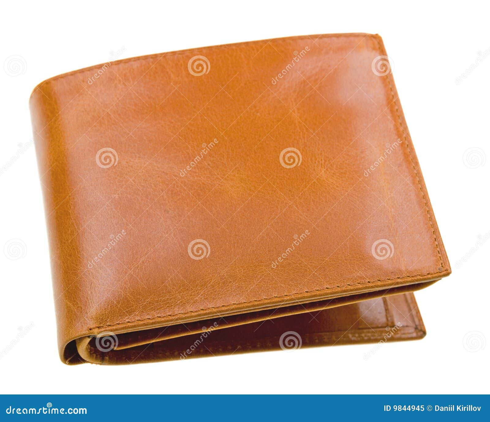 Brown Leather Wallet Isolated on White Stock Image - Image of sale ...