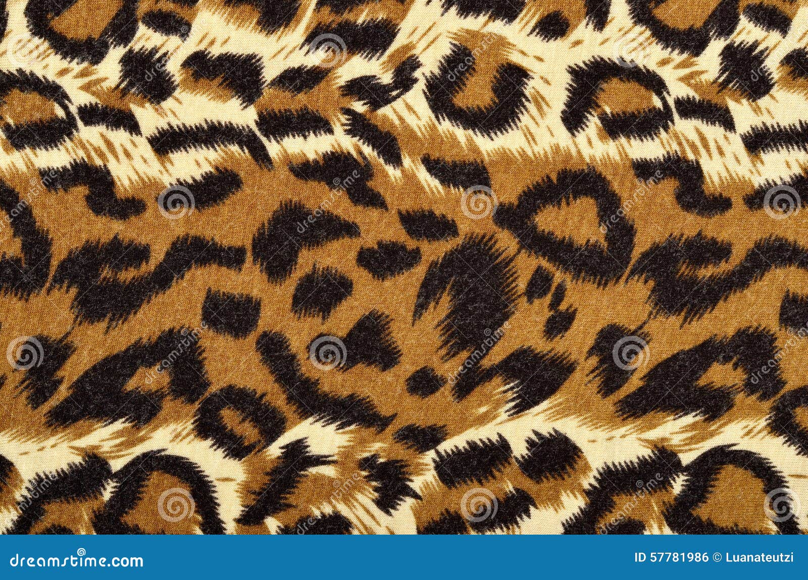 Brown leopard fur pattern. stock photo. Image of leopard - 57781986