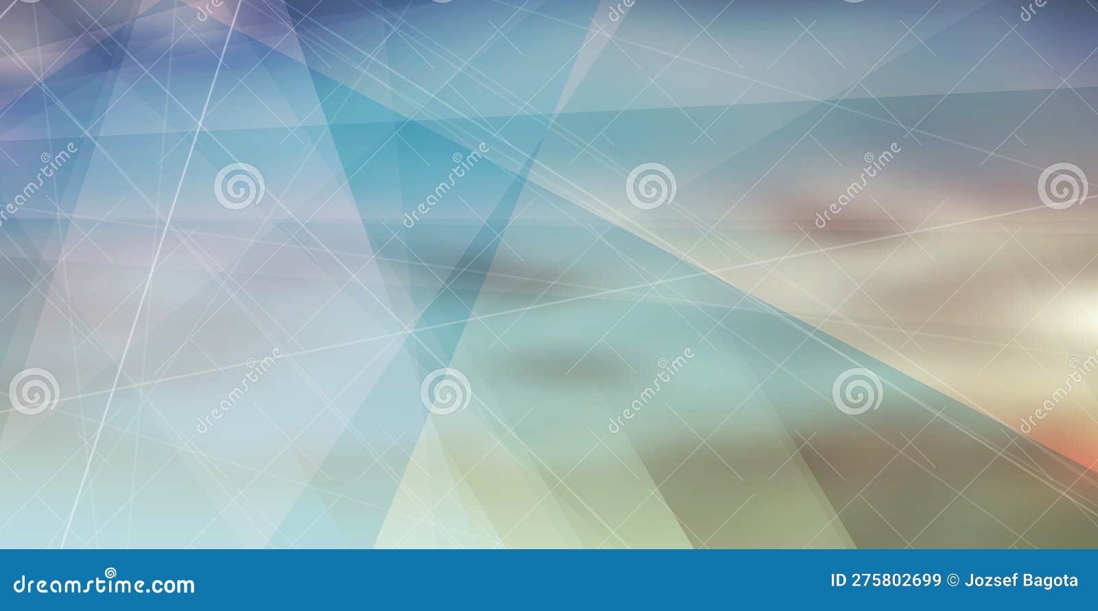 Brown and Light Blue Modern Style Triangle Shaped Translucent ...