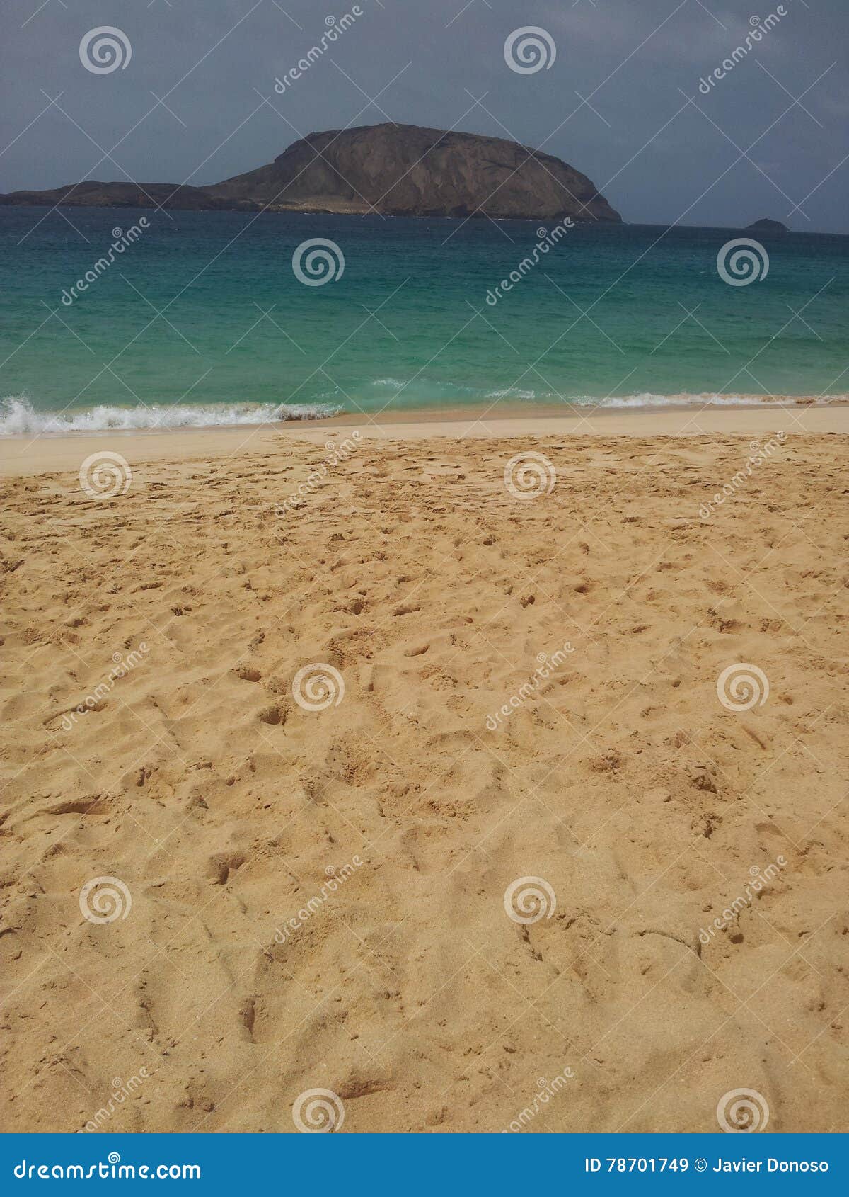Brown Light Sand on the Beach Stock Image - Image of coastline ...