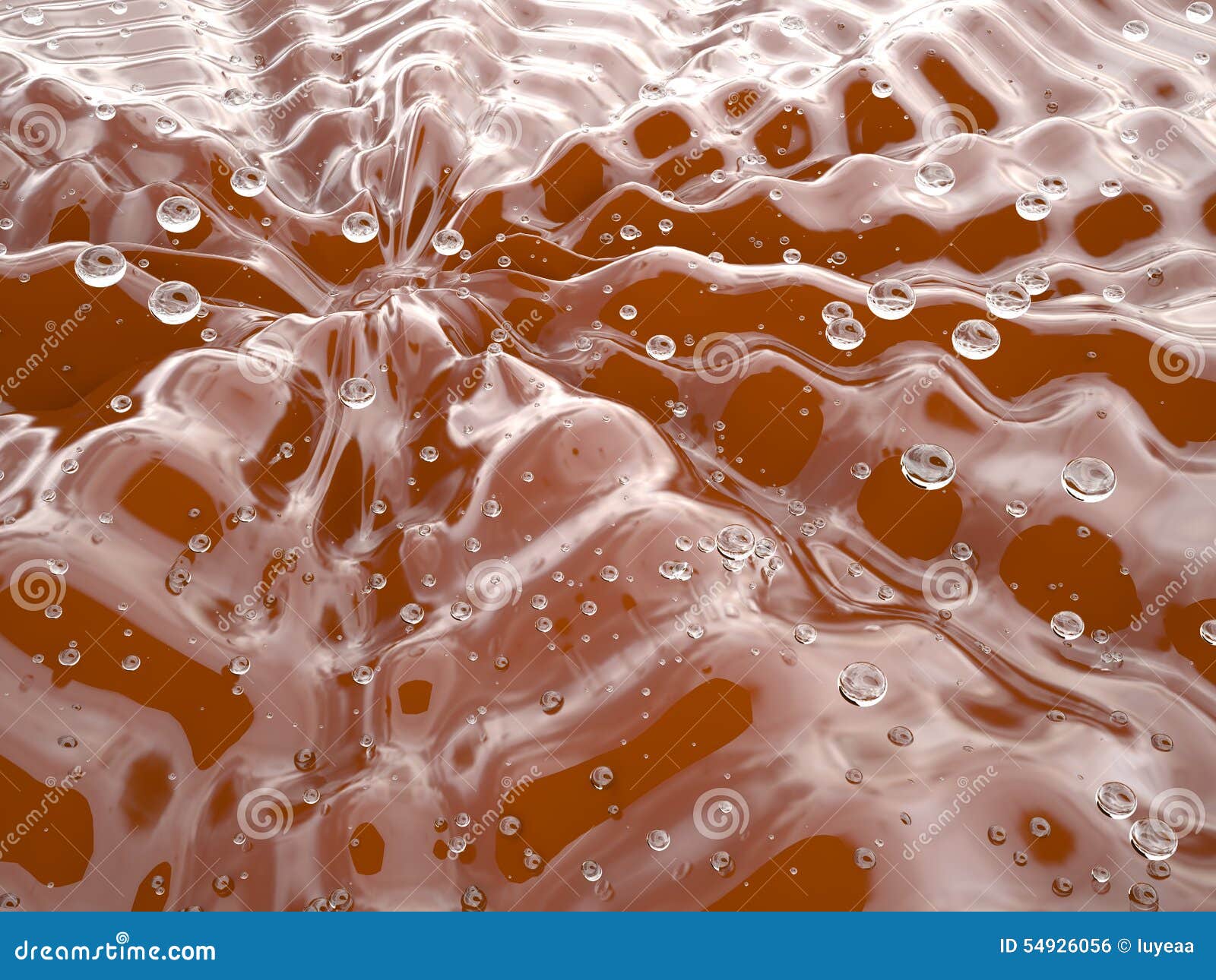 Brown liquid, 3D stock illustration. Illustration of shiny - 54926056