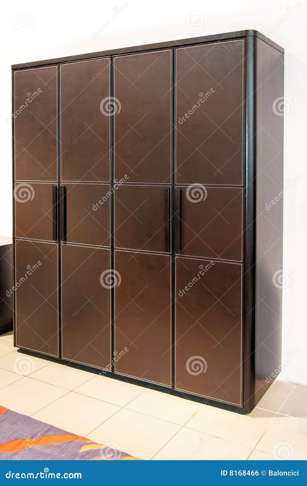 Brown locker stock photo. Image of interior, closet, bedroom - 8168466
