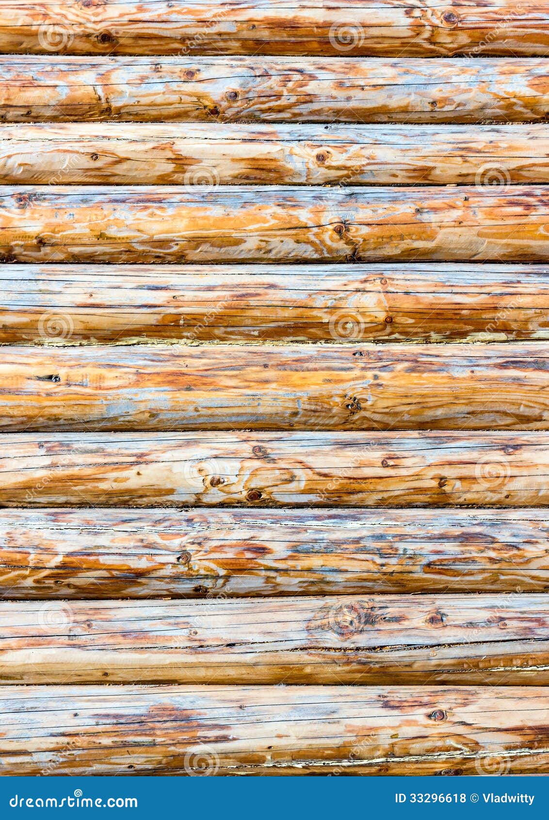 Brown log wood stock photo. Image of surface, exterior - 33296618