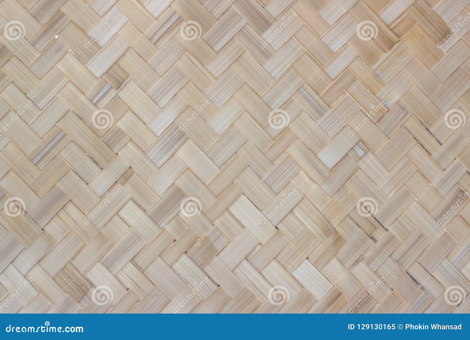 Brown Mat Traditional Handicraft Bamboo Weave Texture Background Stock ...