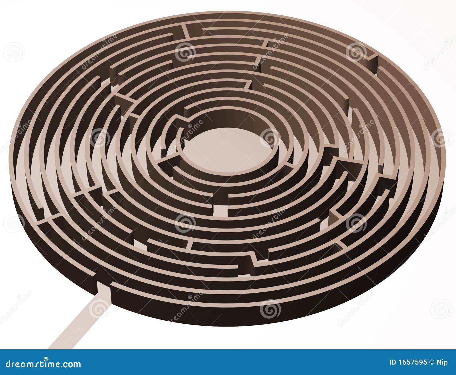 Brown maze stock illustration. Illustration of maze, computer - 1657595