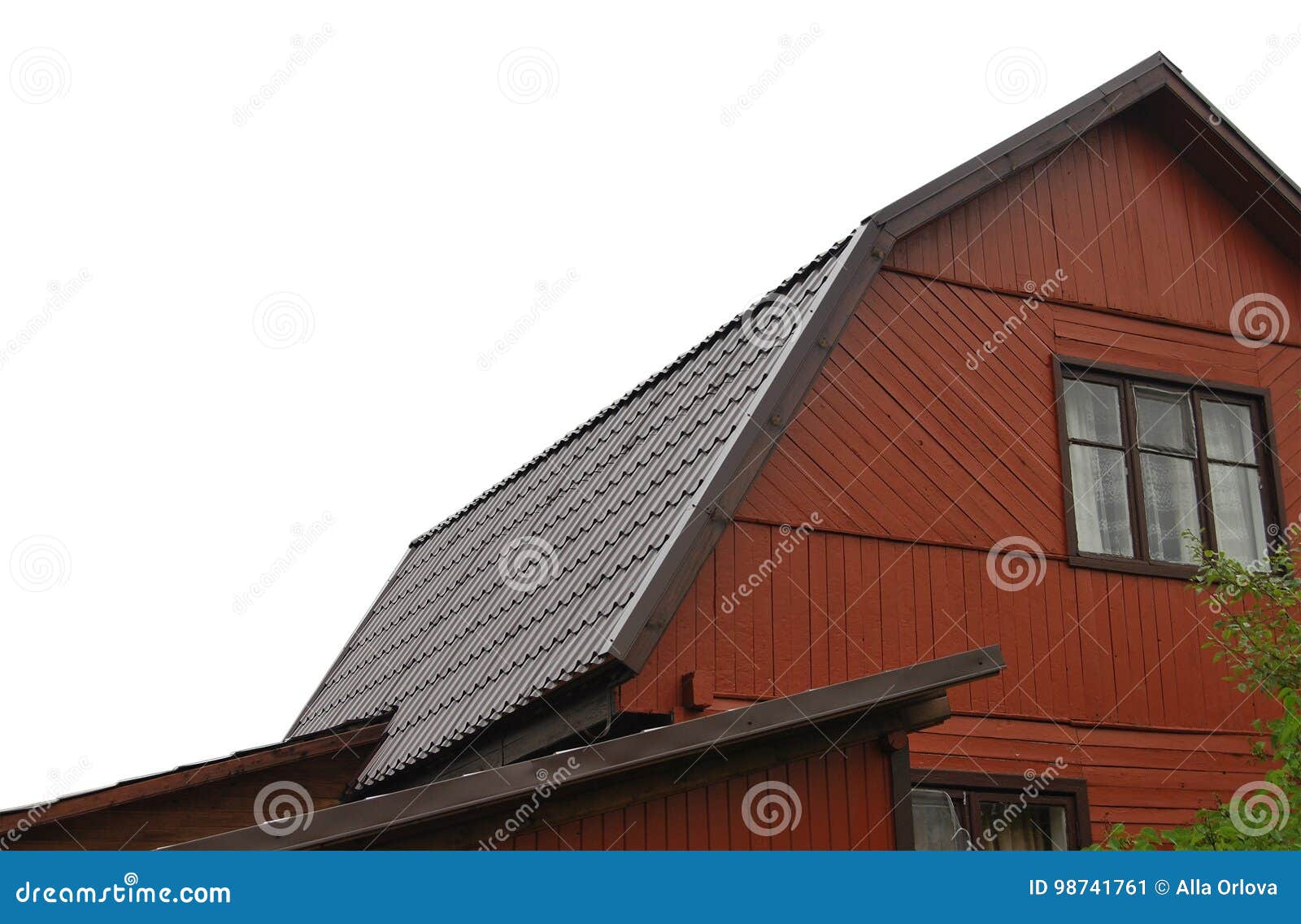 Brown metal roof stock image. Image of protection, architecture - 98741761