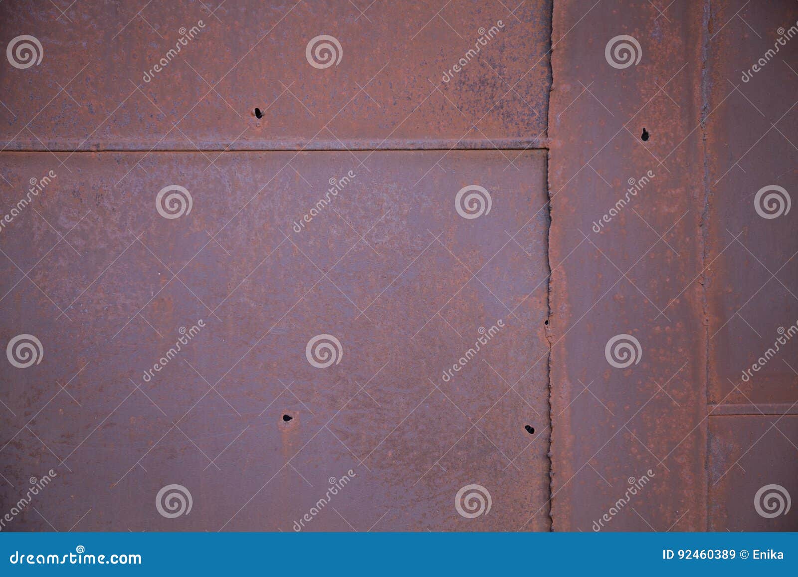 Brown Metal Texture Close-up. Stock Image - Image of exterior, building ...