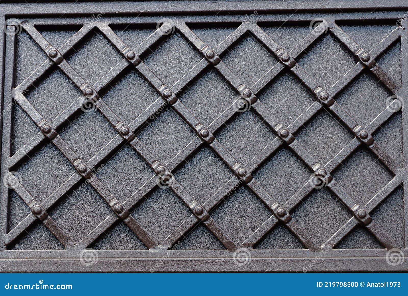 Brown Metal Texture of Forged Pattern Stock Photo - Image of exterior ...