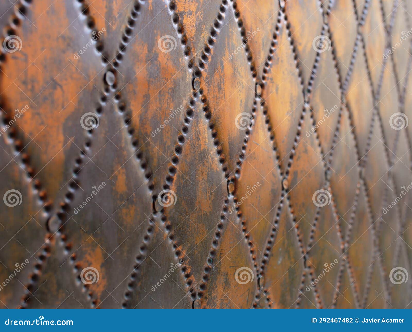 Brown metal texture stock photo. Image of grunge, surface - 292467482