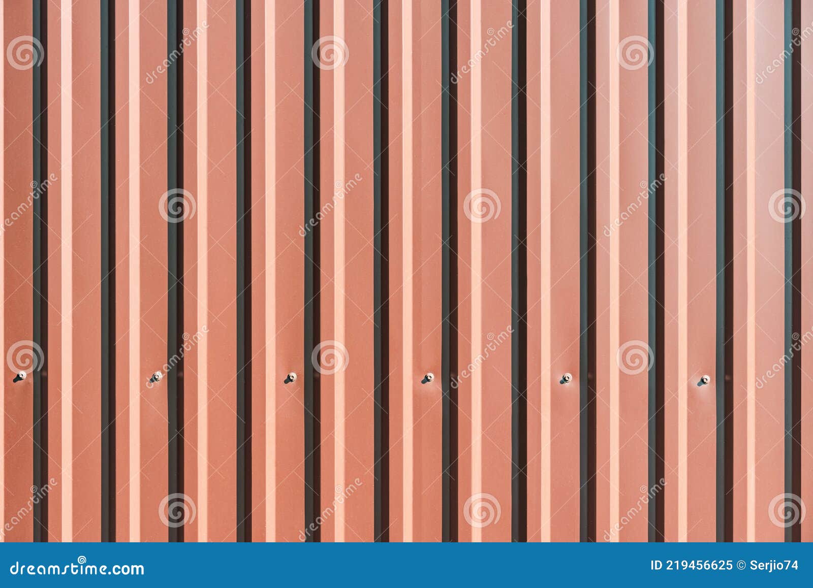 Brown Metallic Vertical Material Stylized Wall Stock Image - Image of ...