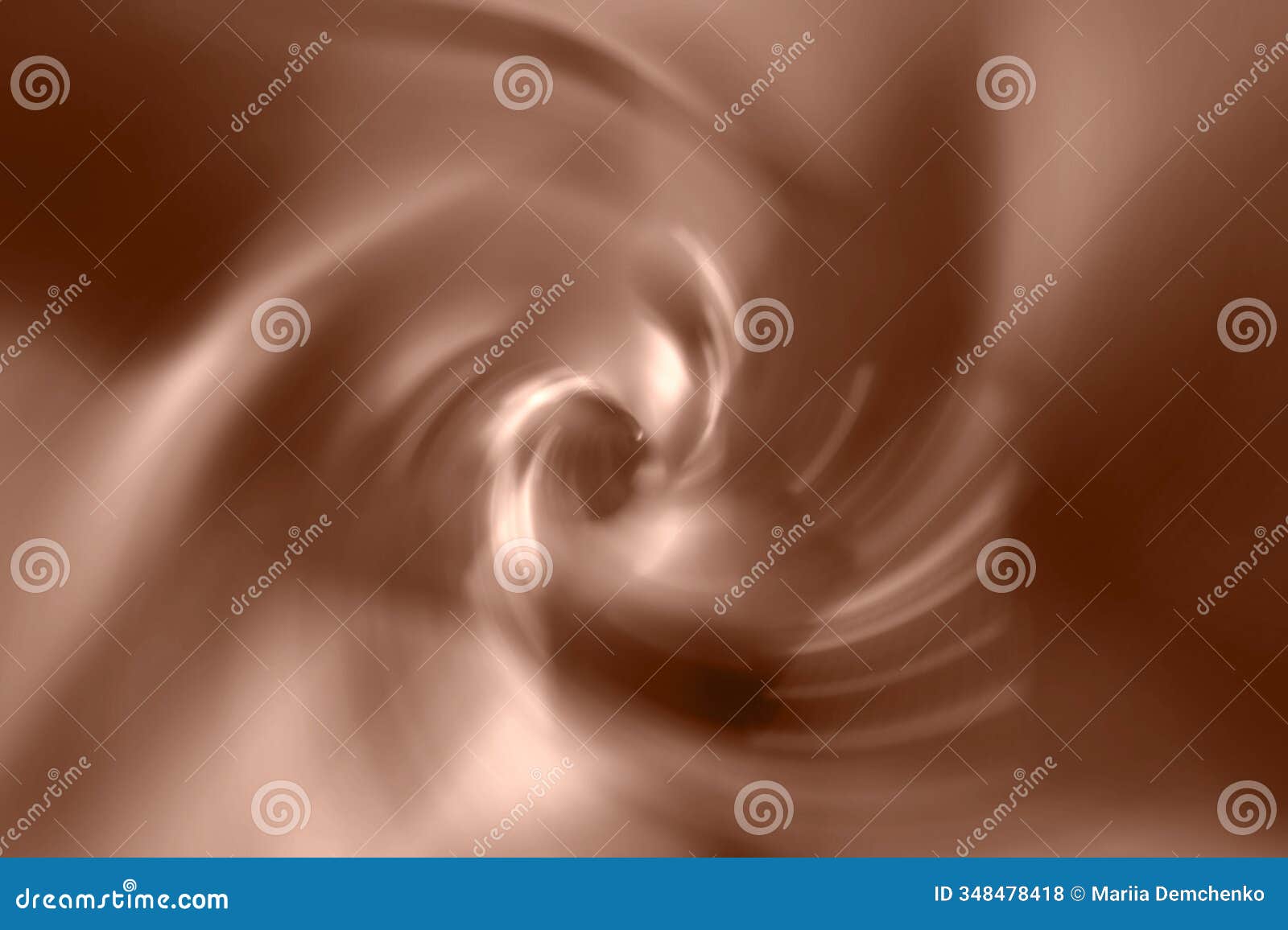 Brown, Mocha Mousse Blurred Gradient Spiral Vortex Background ...