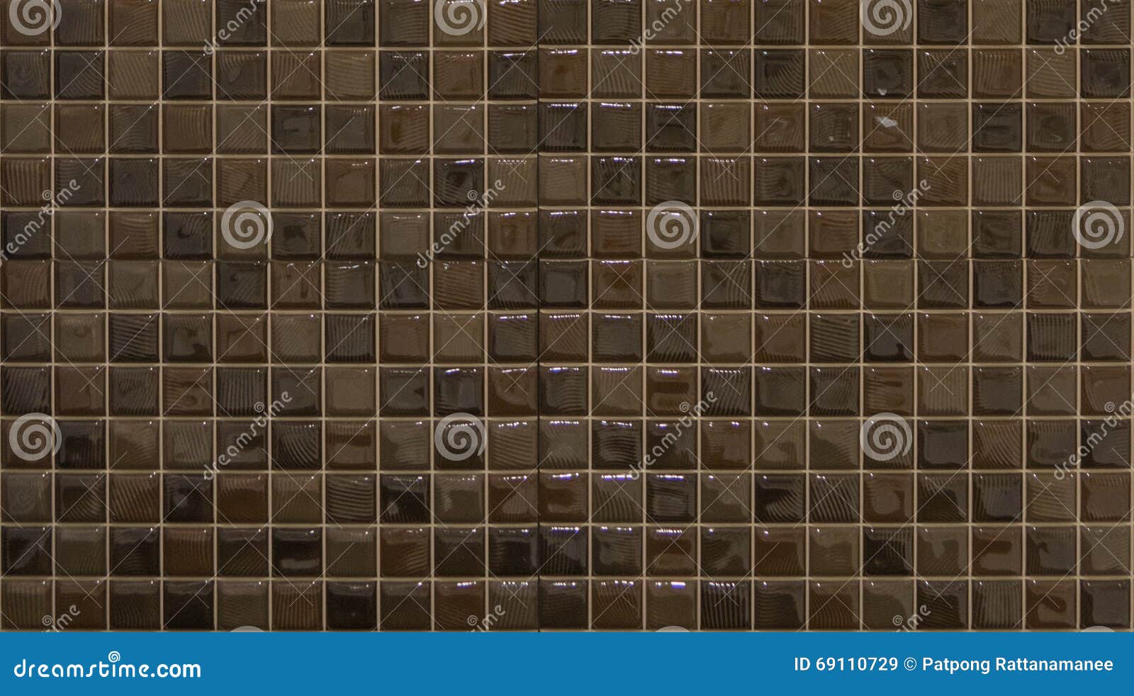 Brown mosaic tiles stock image. Image of ceramic, marble - 69110729