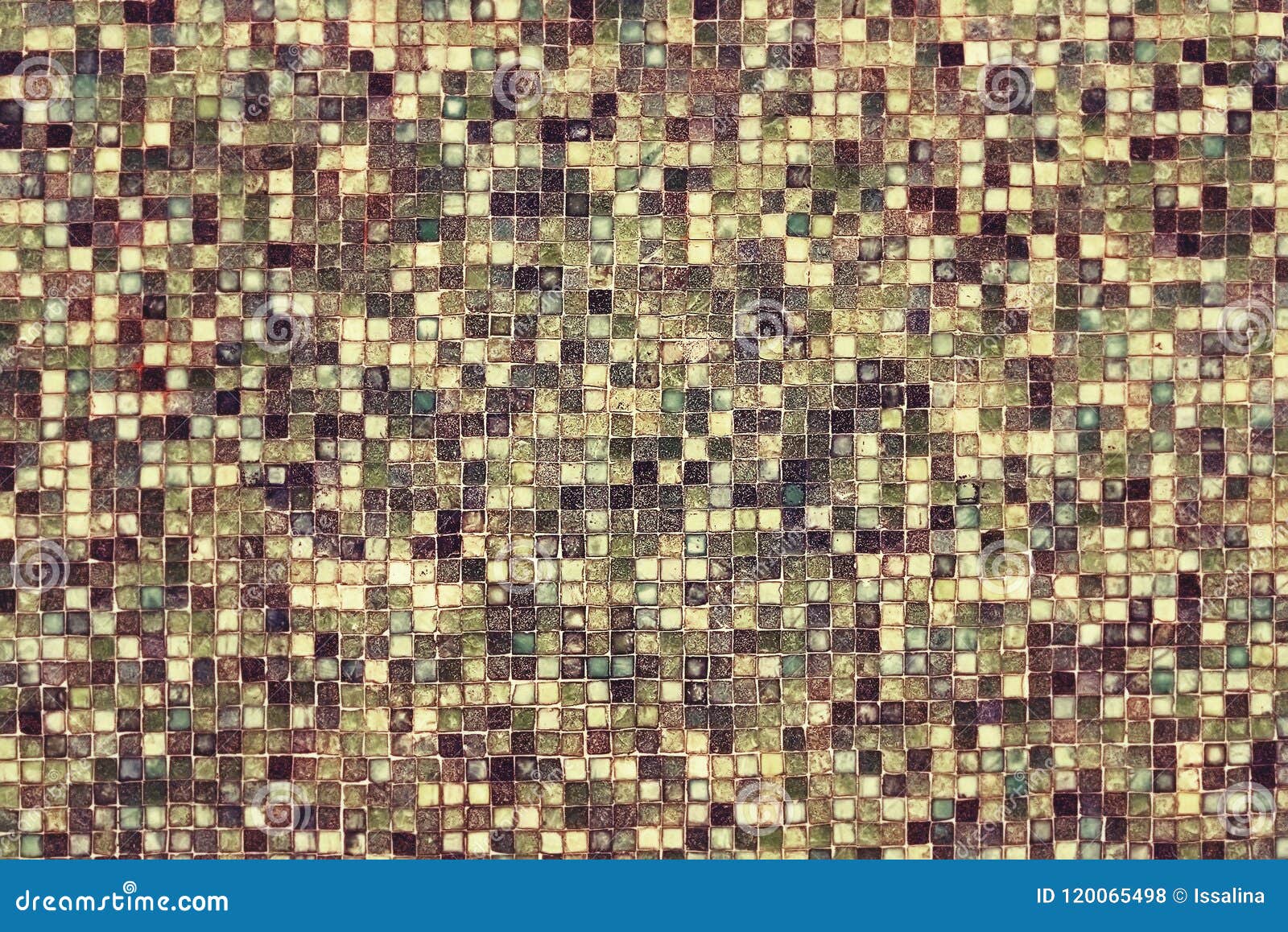 Brown Mosaic Wall Background Texture Stock Photo - Image of tile ...