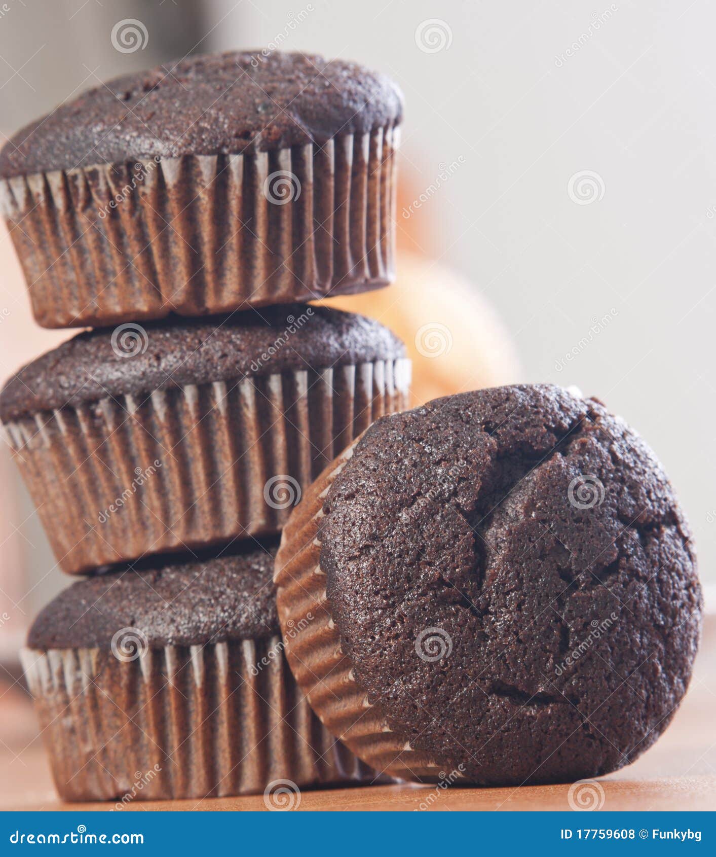 Brown muffins stock photo. Image of dish, muffins, sweet - 17759608