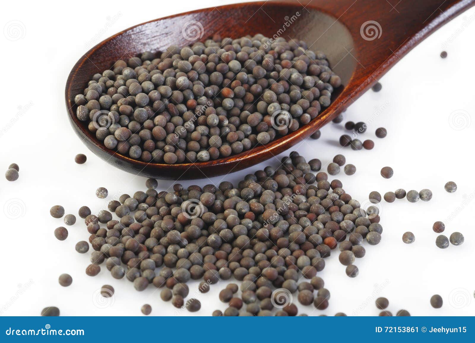 Brown mustard seeds stock image. Image of cooking, cuisine - 72153861