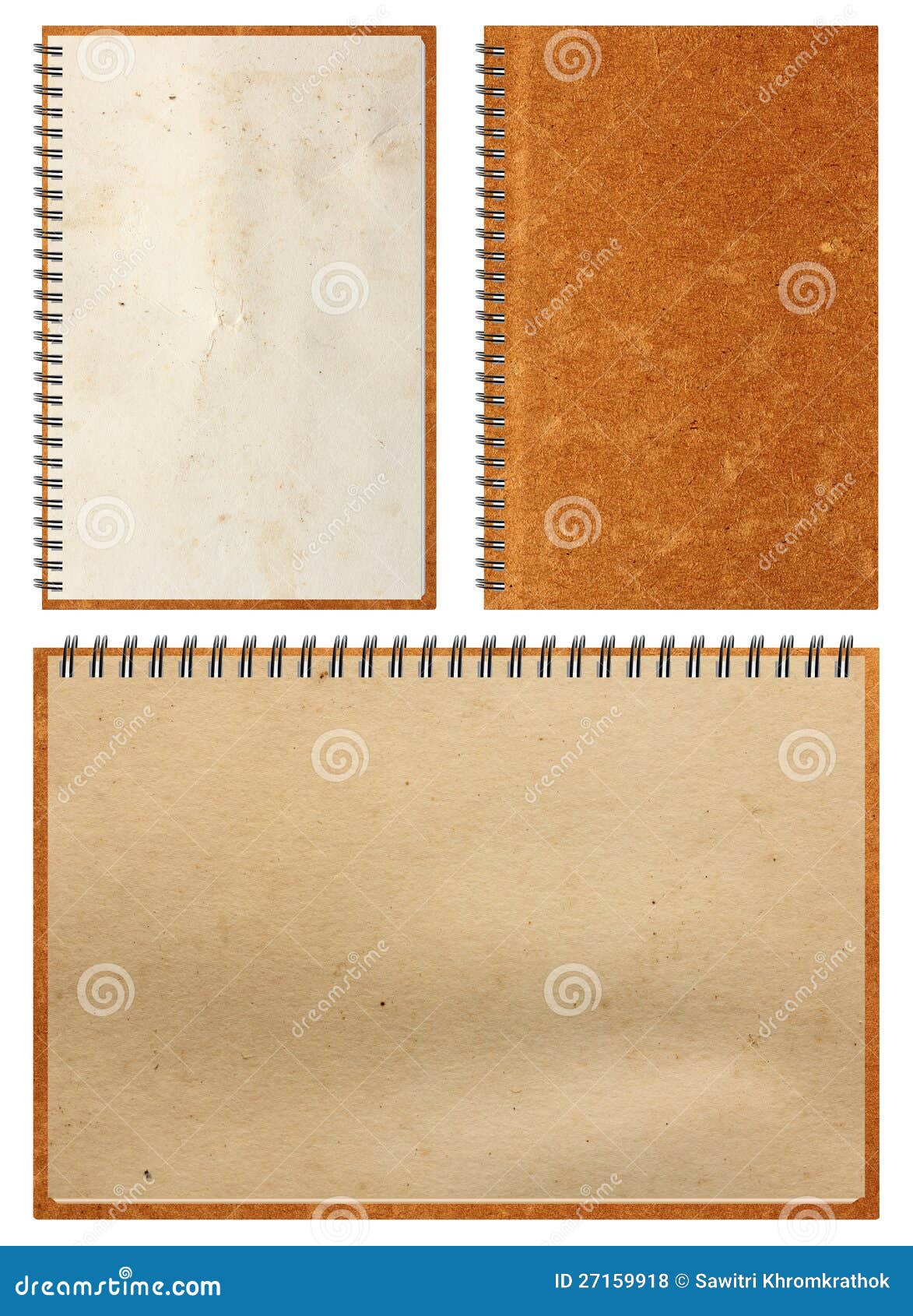 Brown Notebook Paper Background Stock Illustration - Illustration of ...