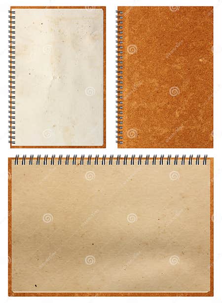Brown Notebook Paper Background Stock Illustration - Illustration of ...