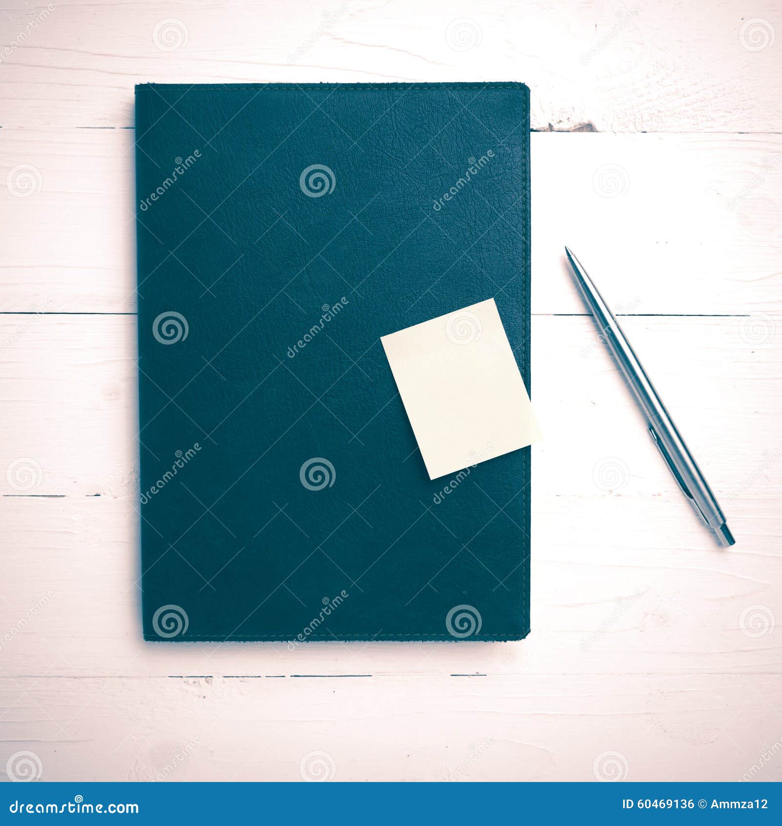 Brown Notebook and Pen Vintage Style Stock Photo - Image of diary ...