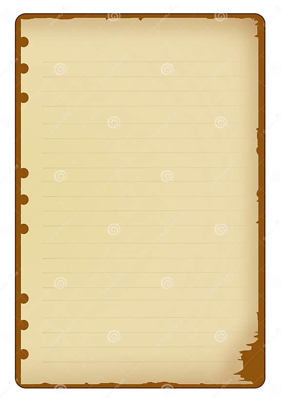 Brown notepad Background stock illustration. Illustration of note ...