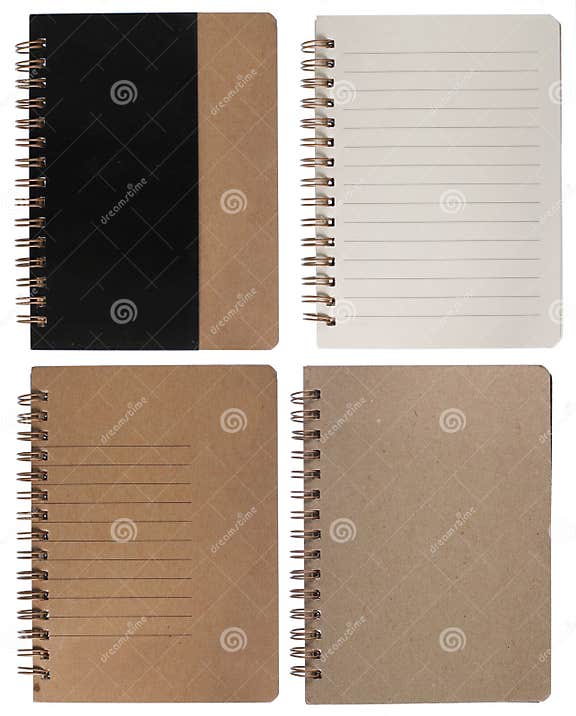 Brown notepad right page stock photo. Image of paper - 19104850