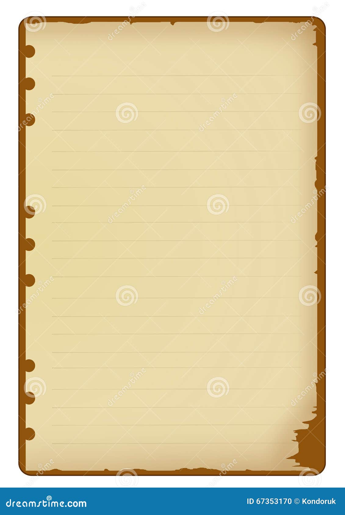 Brown-Notizblock Hintergrund Stock Abbildung - Illustration von buch ...