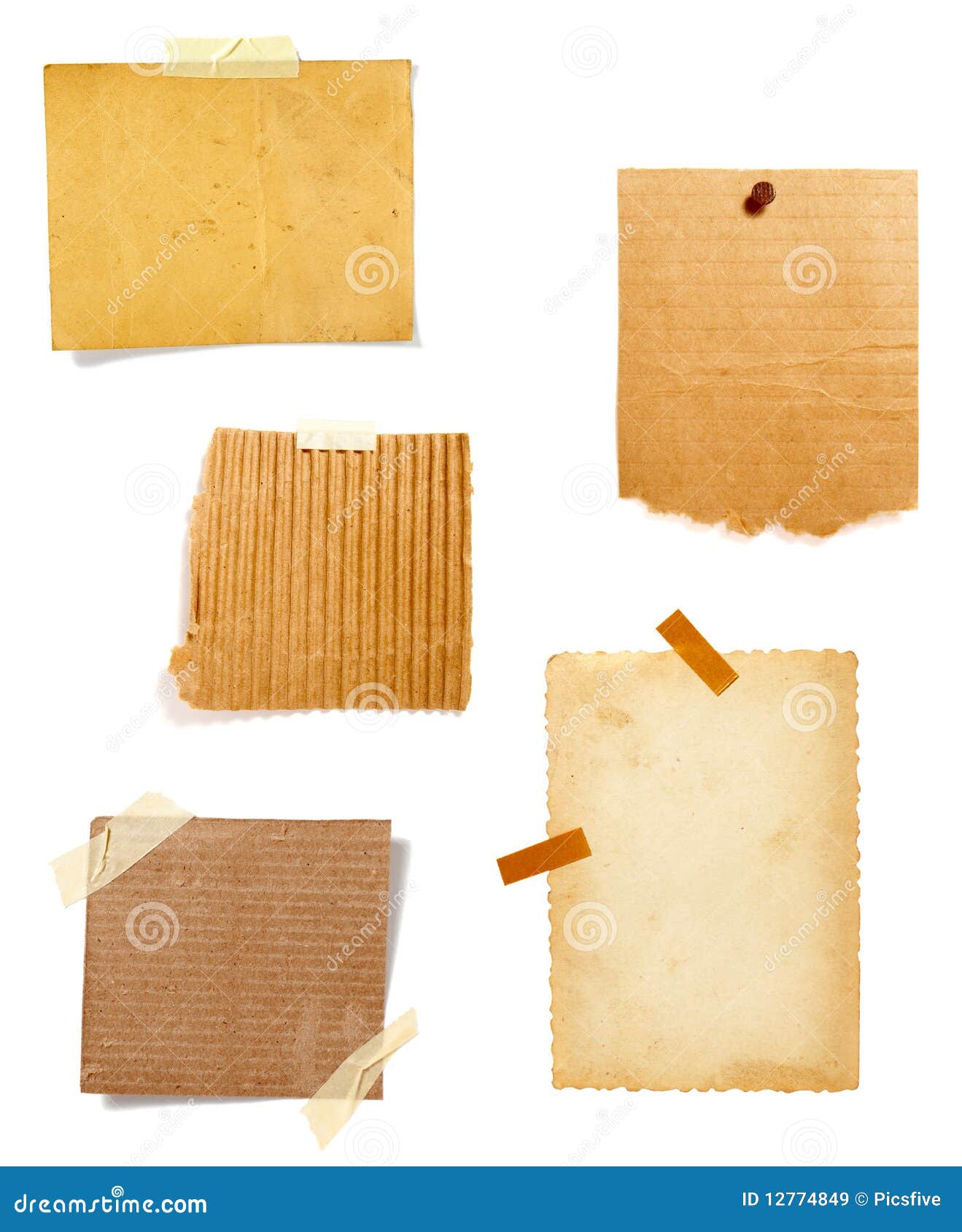 Brown Old Paper Note Background Stock Image - Image of cardboard ...