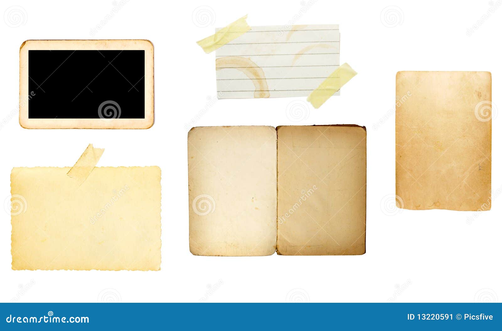 Brown Old Paper Note Background Stock Image - Image of faded, label ...