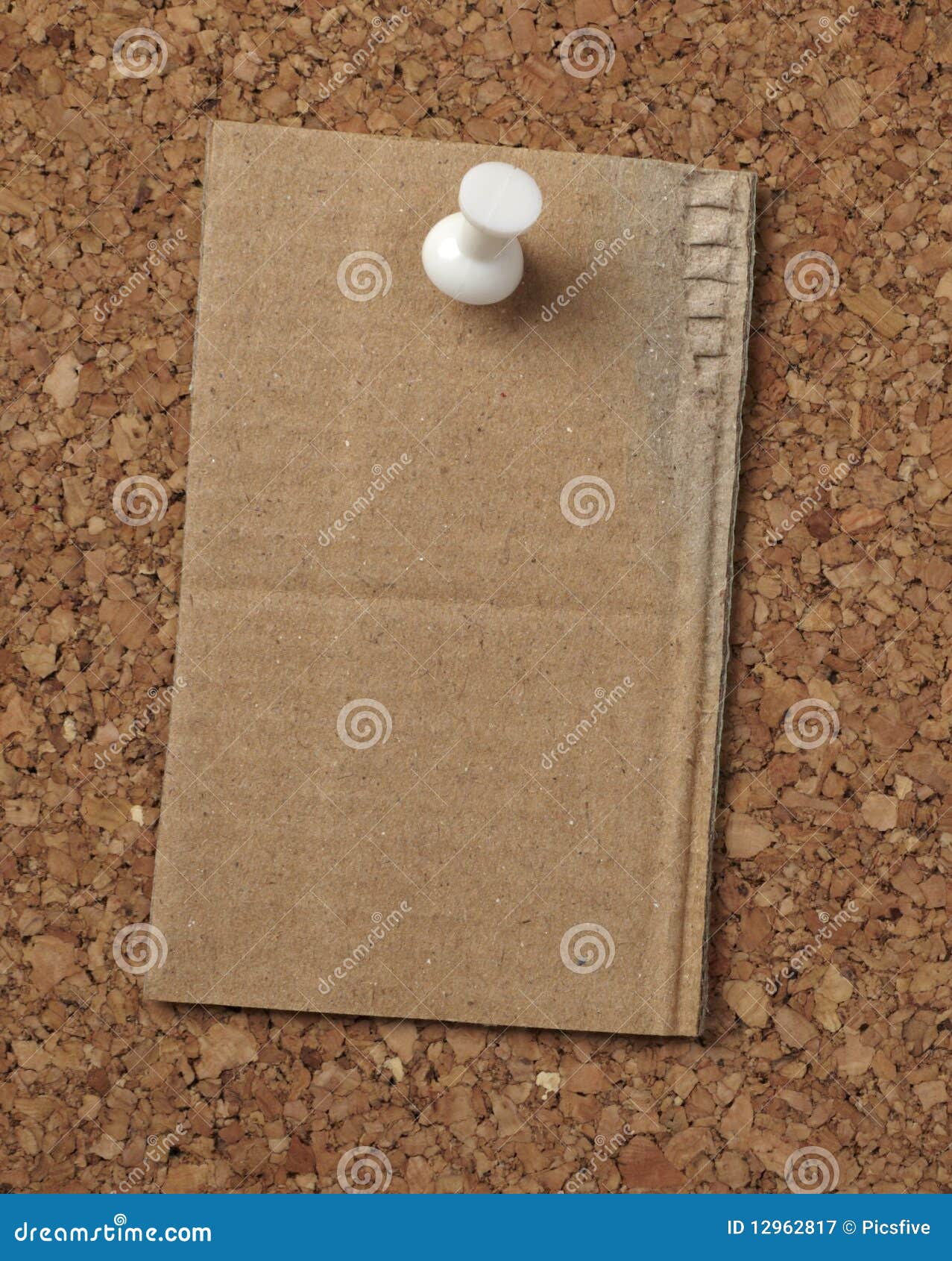 Brown Old Paper Note Background Cork Board Stock Image - Image of ...