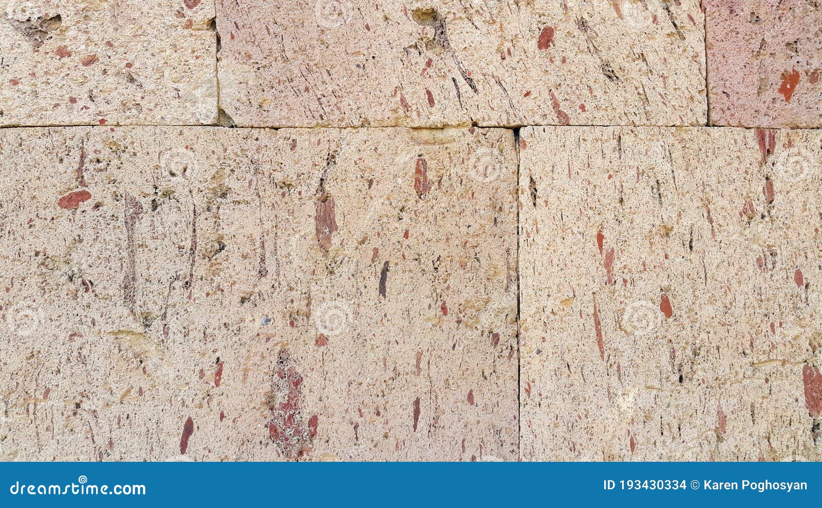 Brown and Orange Tuff Wall. Building Wall in Colors, Geometric Abstract ...