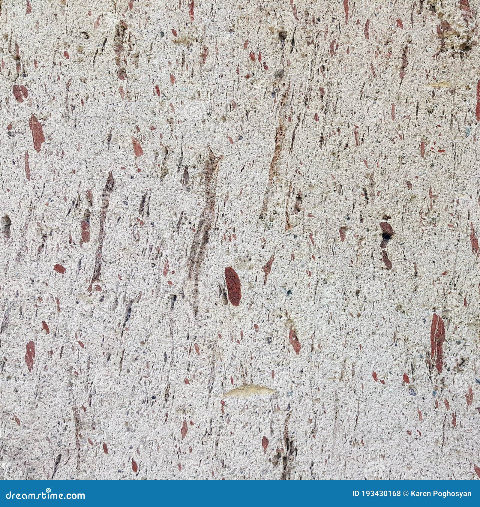 Brown and Orange Tuff Wall. Square Foto. Building Wall in Colors ...