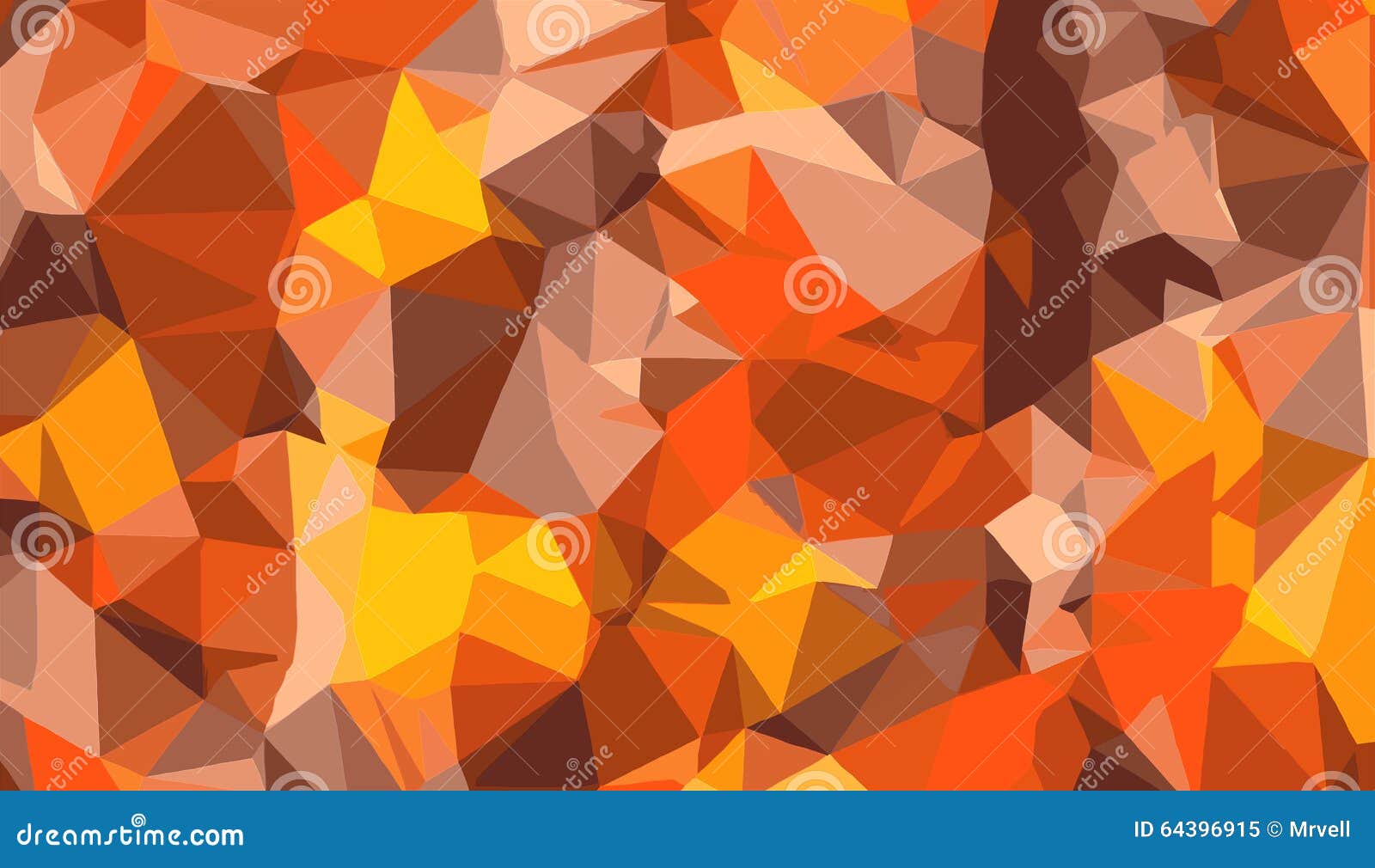 Brown Orange and Yellow Abstract Stock Illustration - Illustration of ...