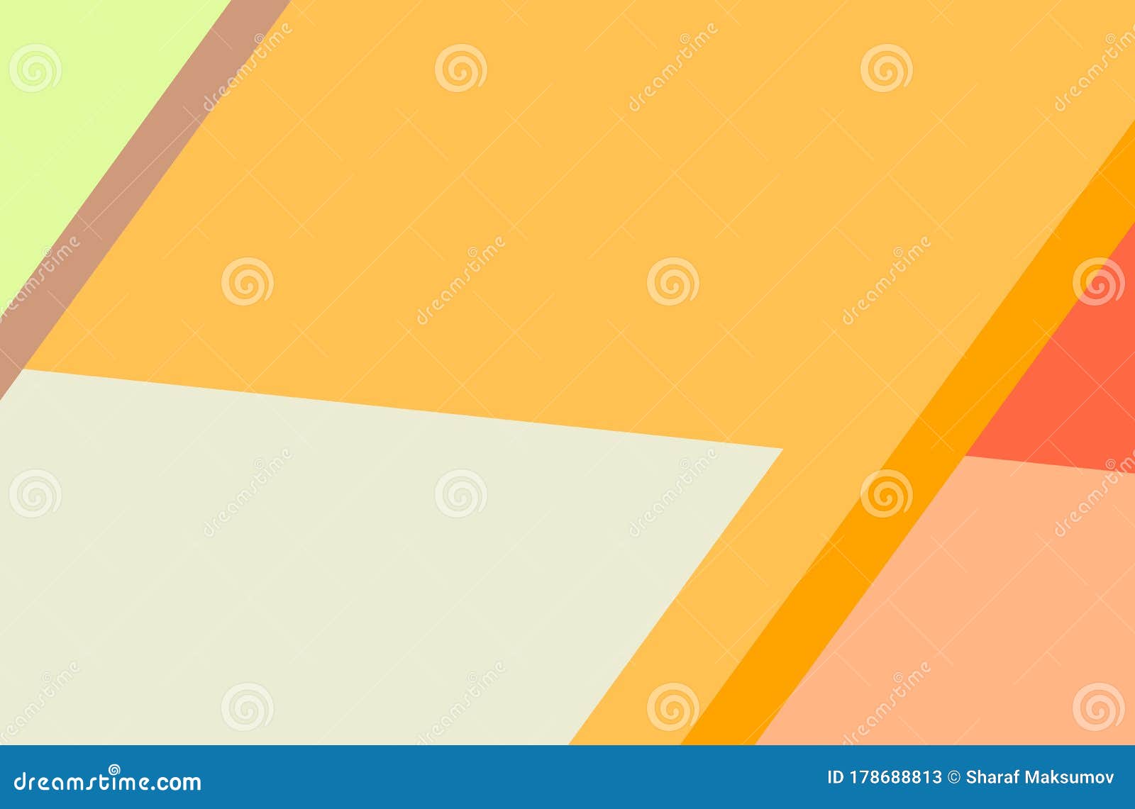 Brown Orange and Yellow Abstract Vector Background. Simple Pattern ...