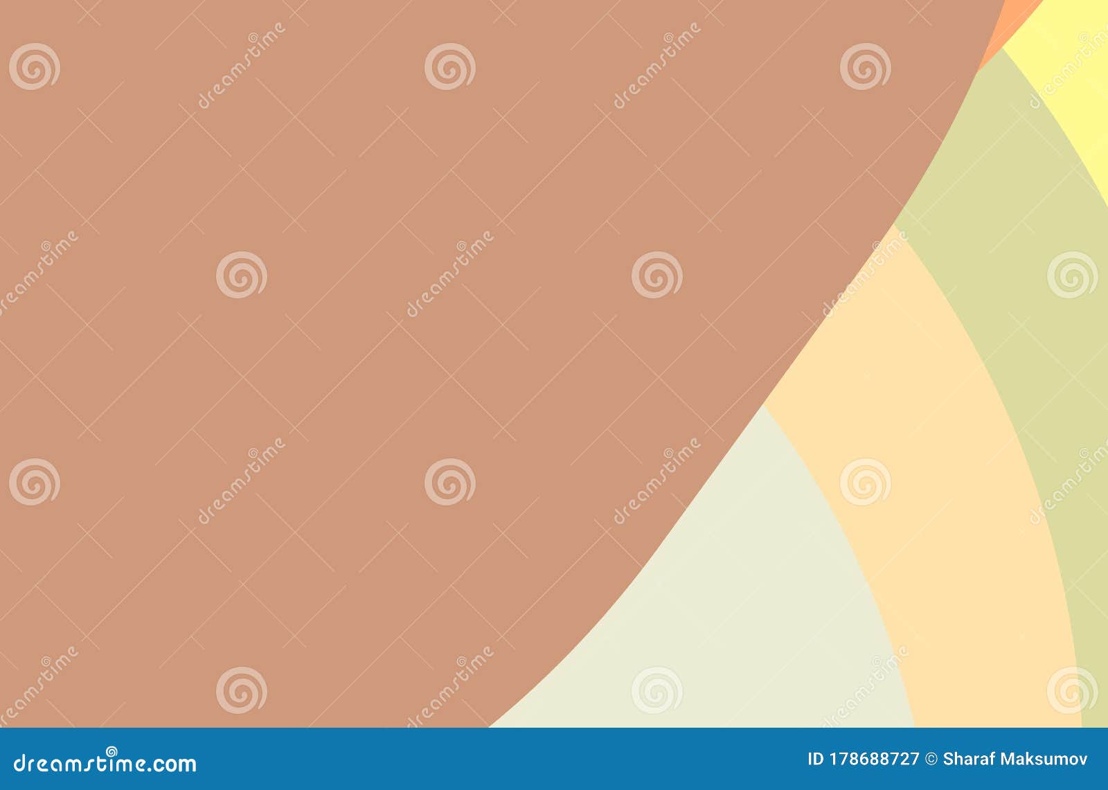 Brown Orange and Yellow Abstract Vector Background. Simple Pattern ...