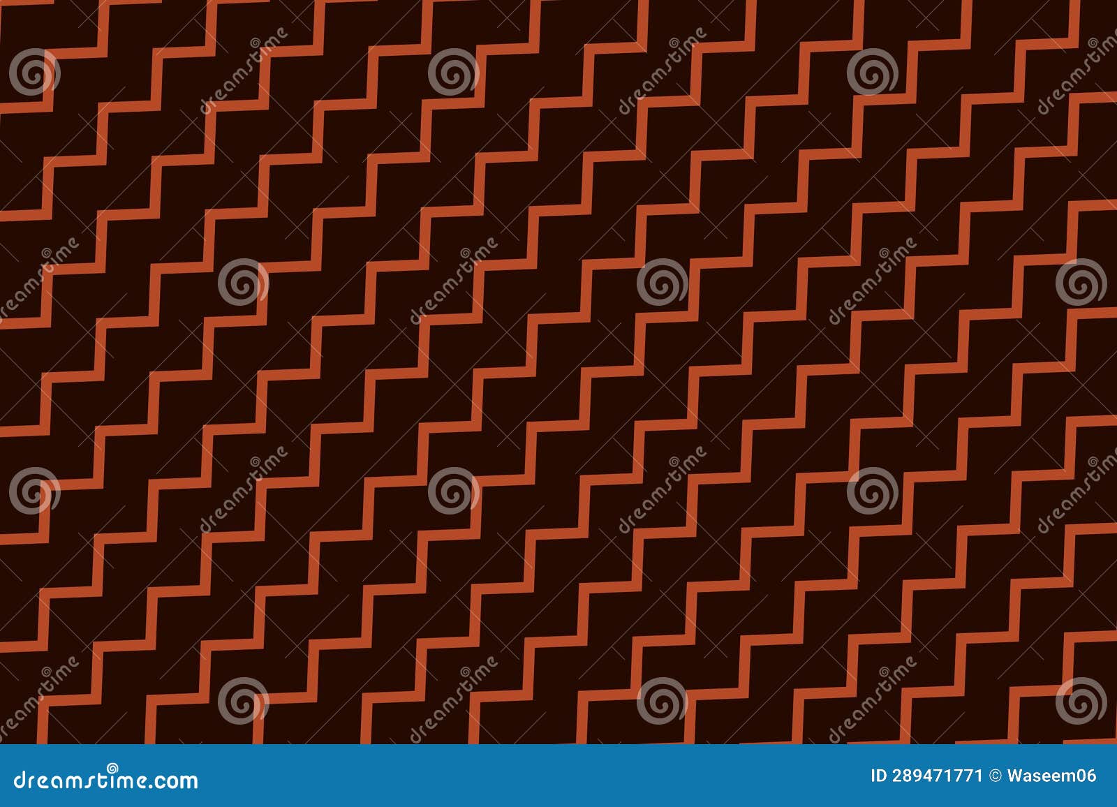 Brown and Orange Zig Zag Diagonal Chevron Lines Pattern Stock Vector - Illustration of geometry ...