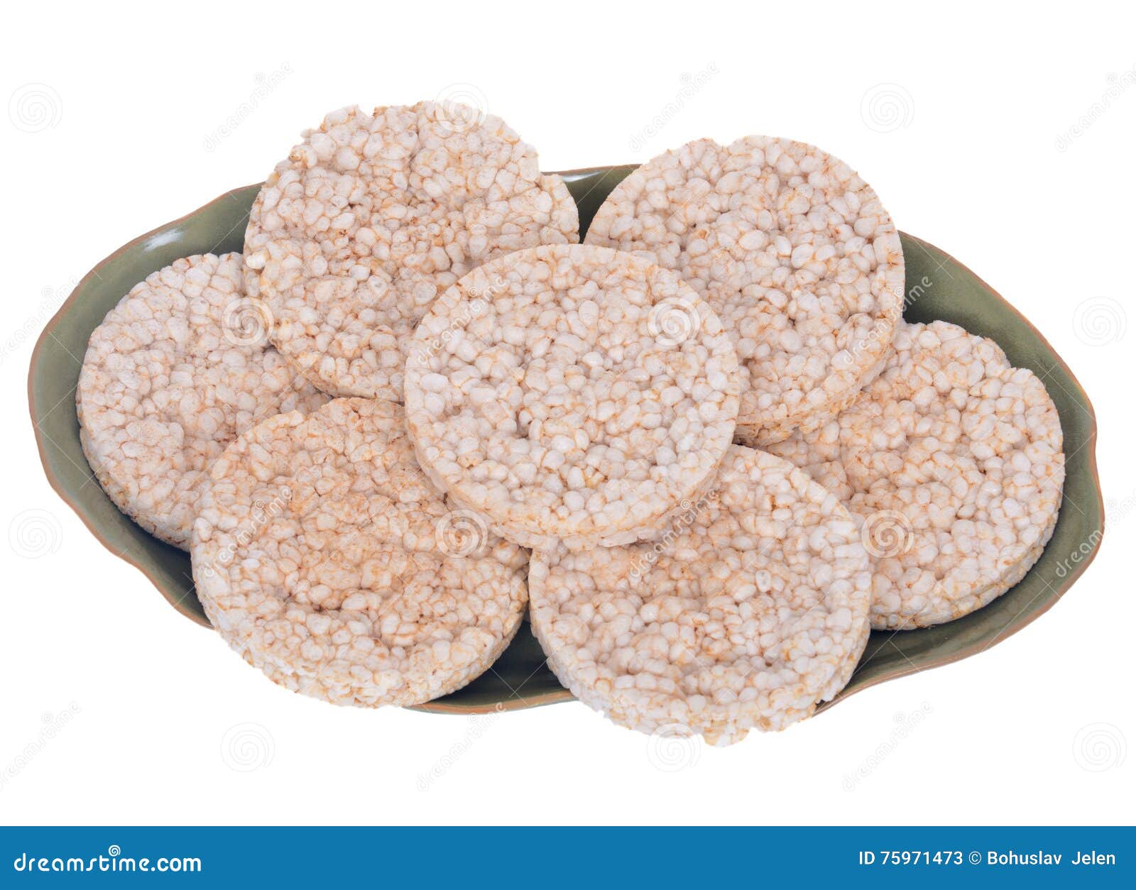 Brown organic rice cakes stock image. Image of gluten - 75971473