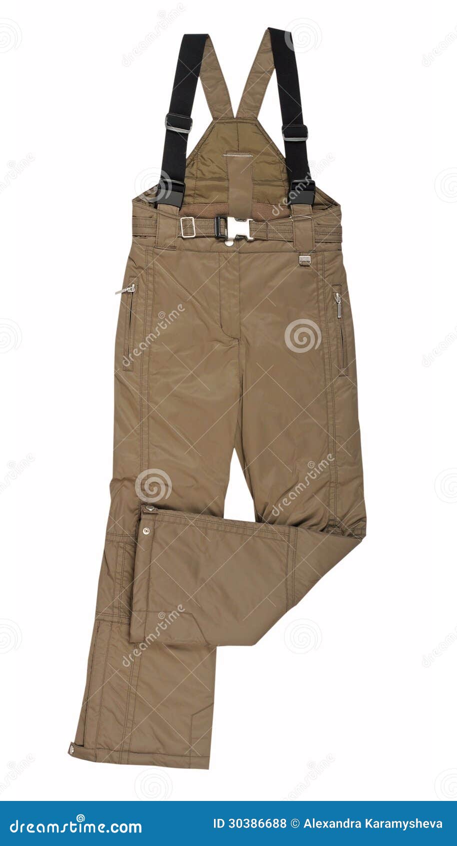 Brown overalls stock photo. Image of fashion, nice, isolated - 30386688