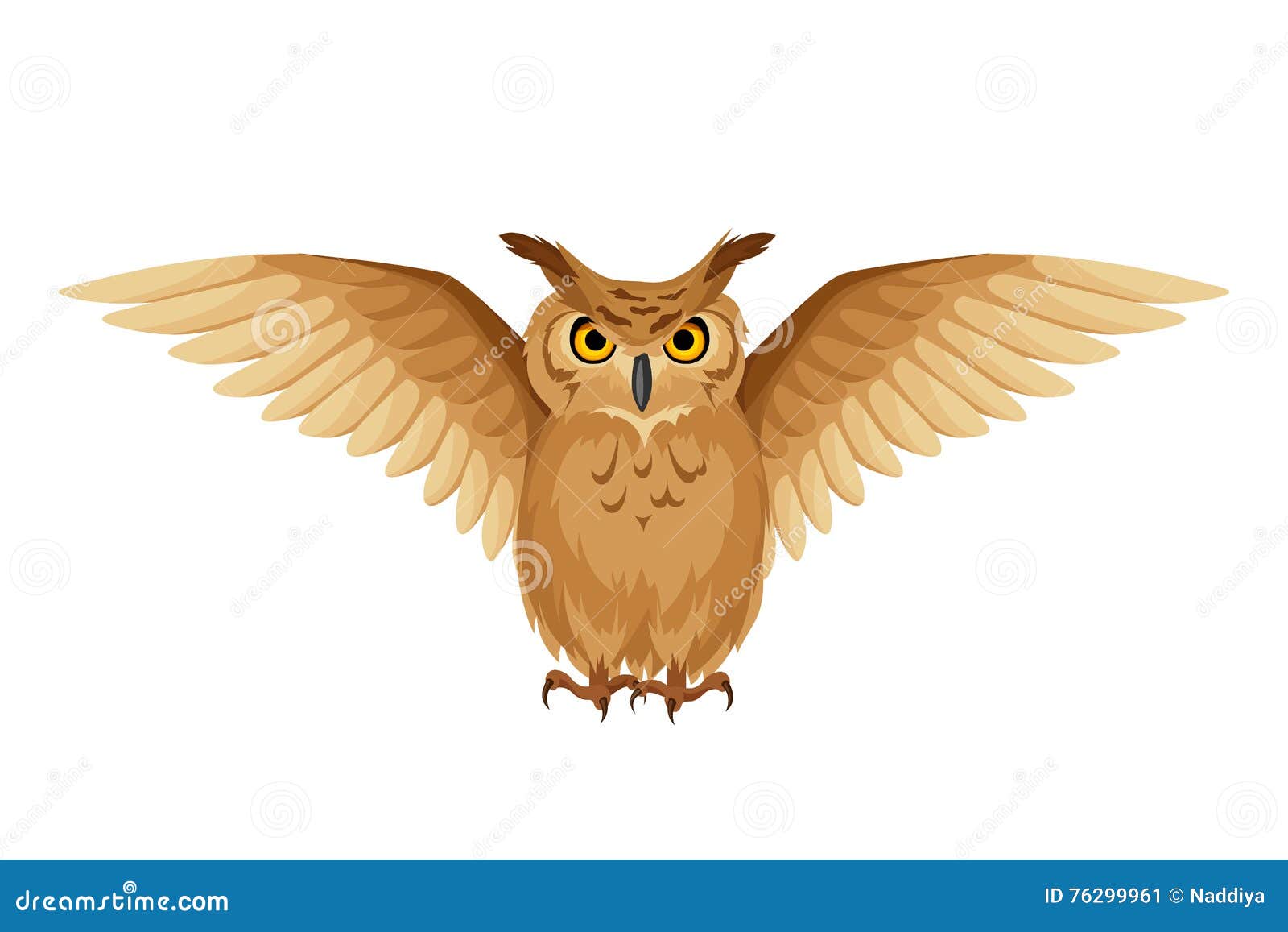 Open Wing Owl