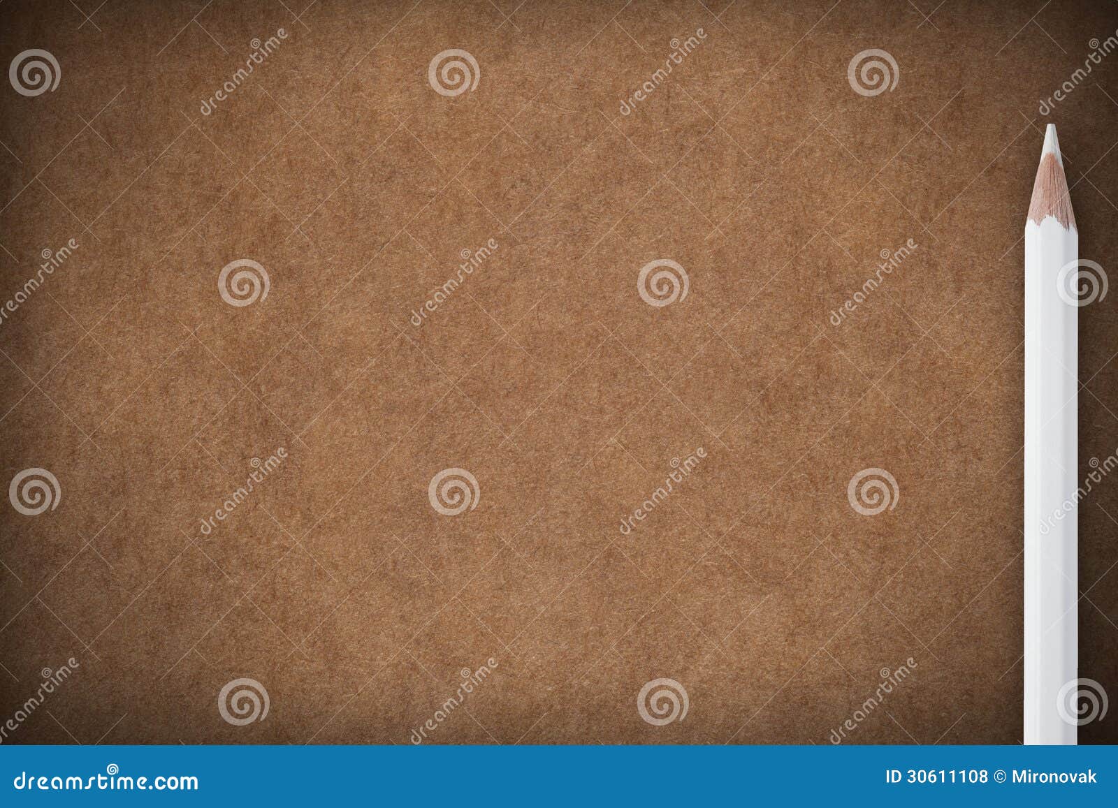 Brown Paper Background with White Crayon Stock Photo - Image of place ...