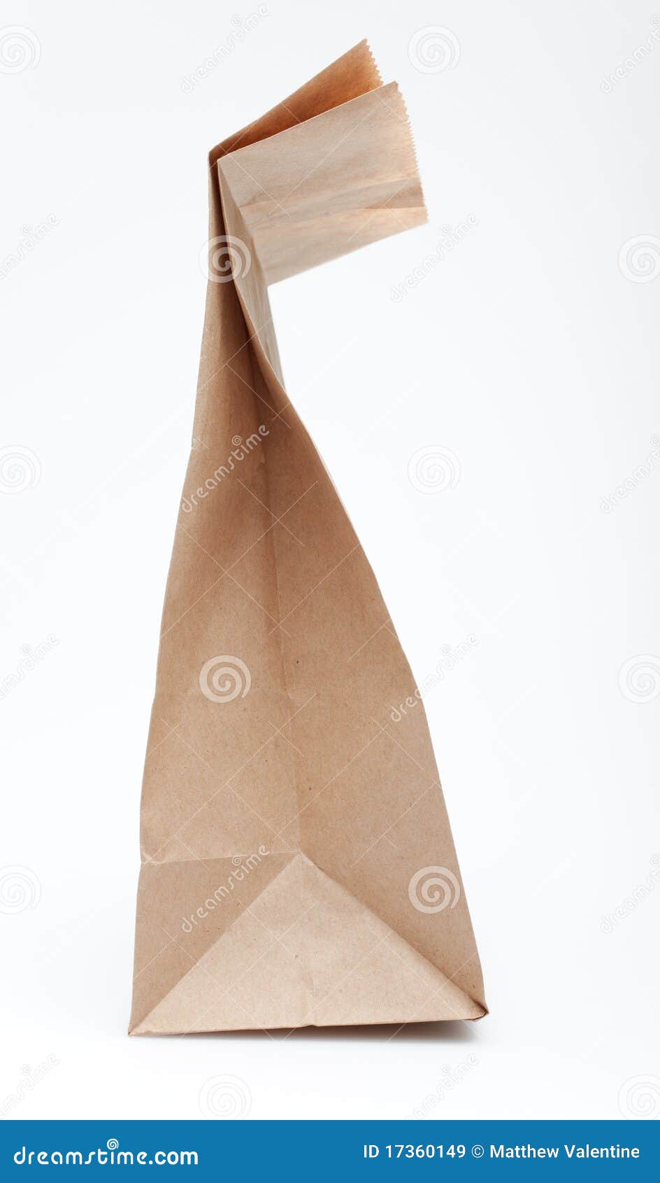 Brown Paper Bag (side View) Stock Image - Image of environment ...