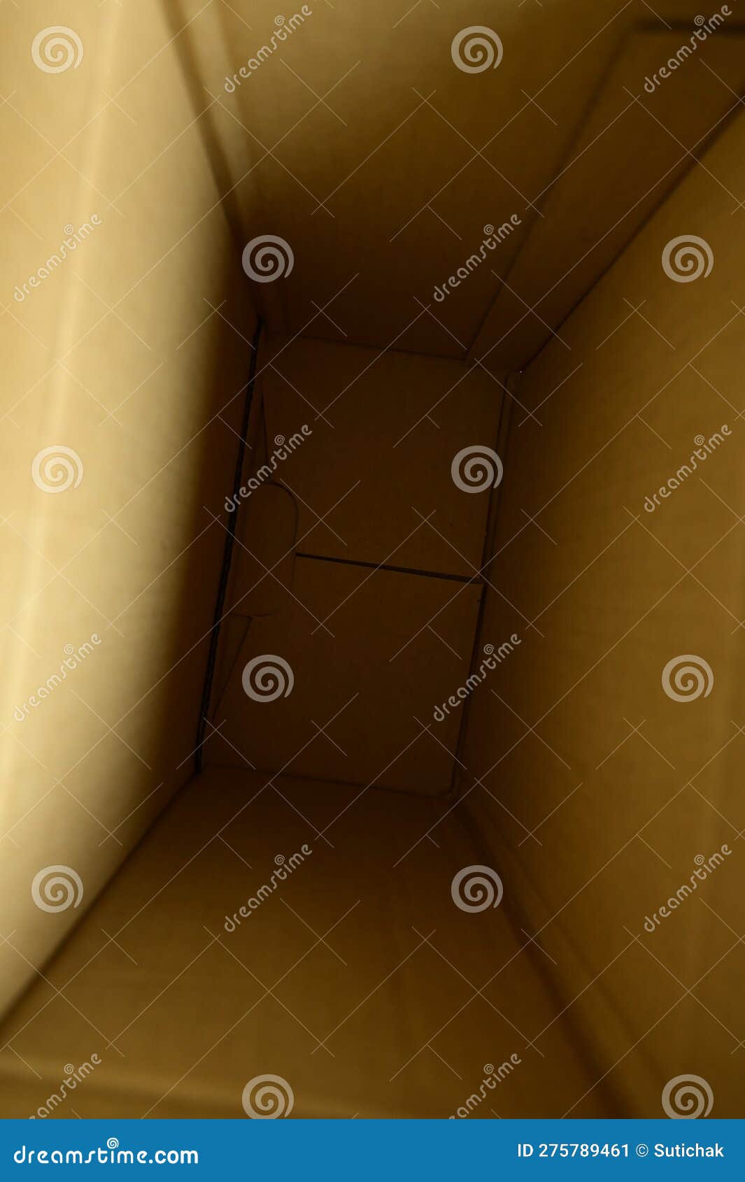 Close Up Brown Paper Box Packaging for Design Stock Image - Image of ...