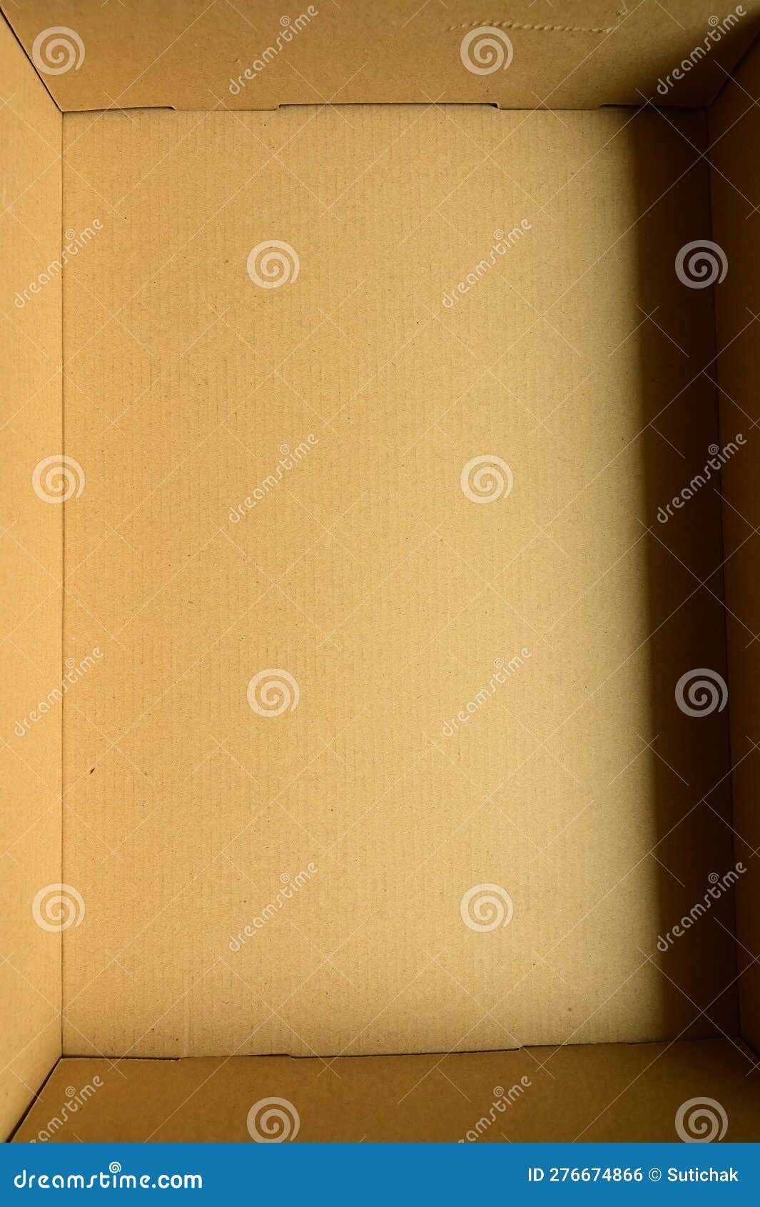Close Up Blank Brown Paper Box Packaging for Design Stock Photo - Image ...