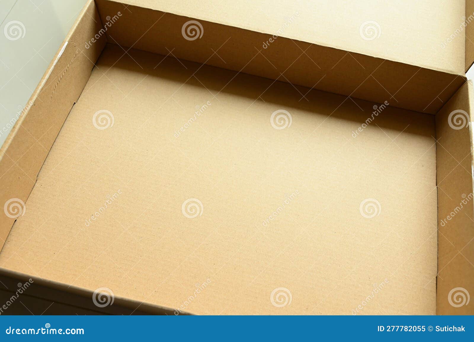 Close Up Brown Paper Box Packaging for Design Stock Image - Image of ...
