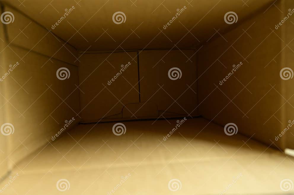 Close Up Brown Paper Box Packaging for Design Stock Photo - Image of ...