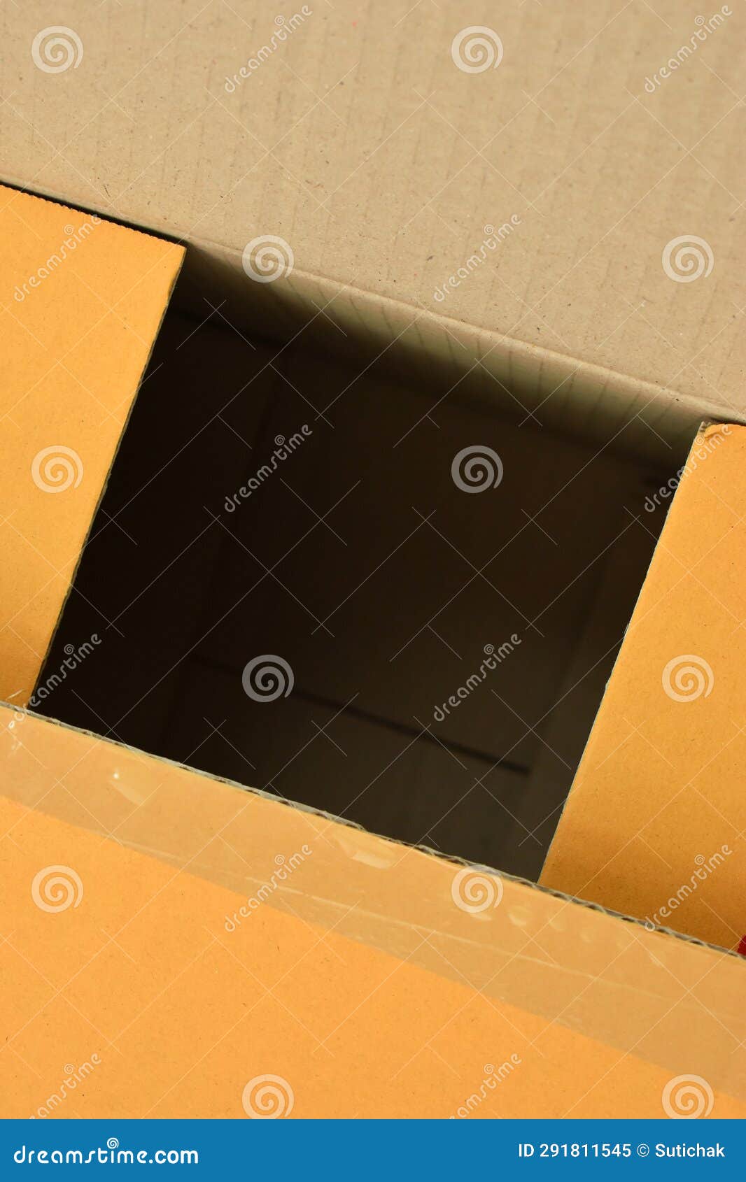Brown Paper Box Packaging for Design, Paper Industry Stock Image ...