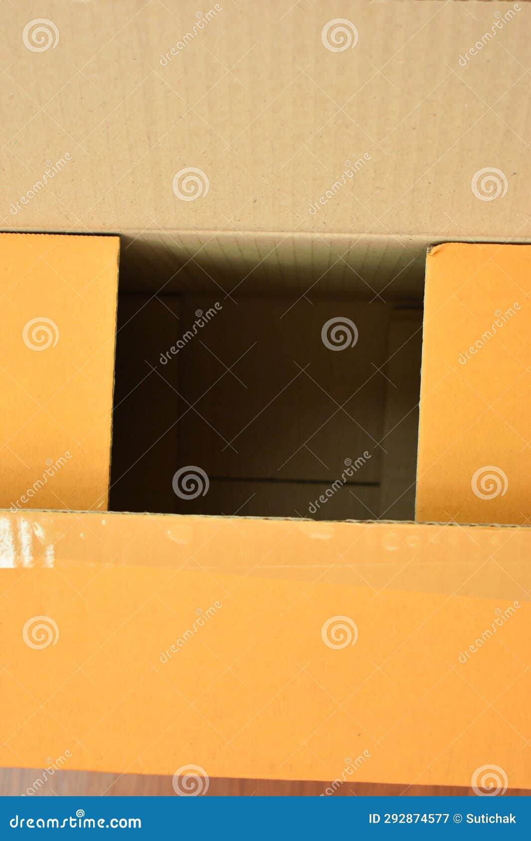 Brown Paper Box Packaging for Design, Paper Industry Stock Image ...