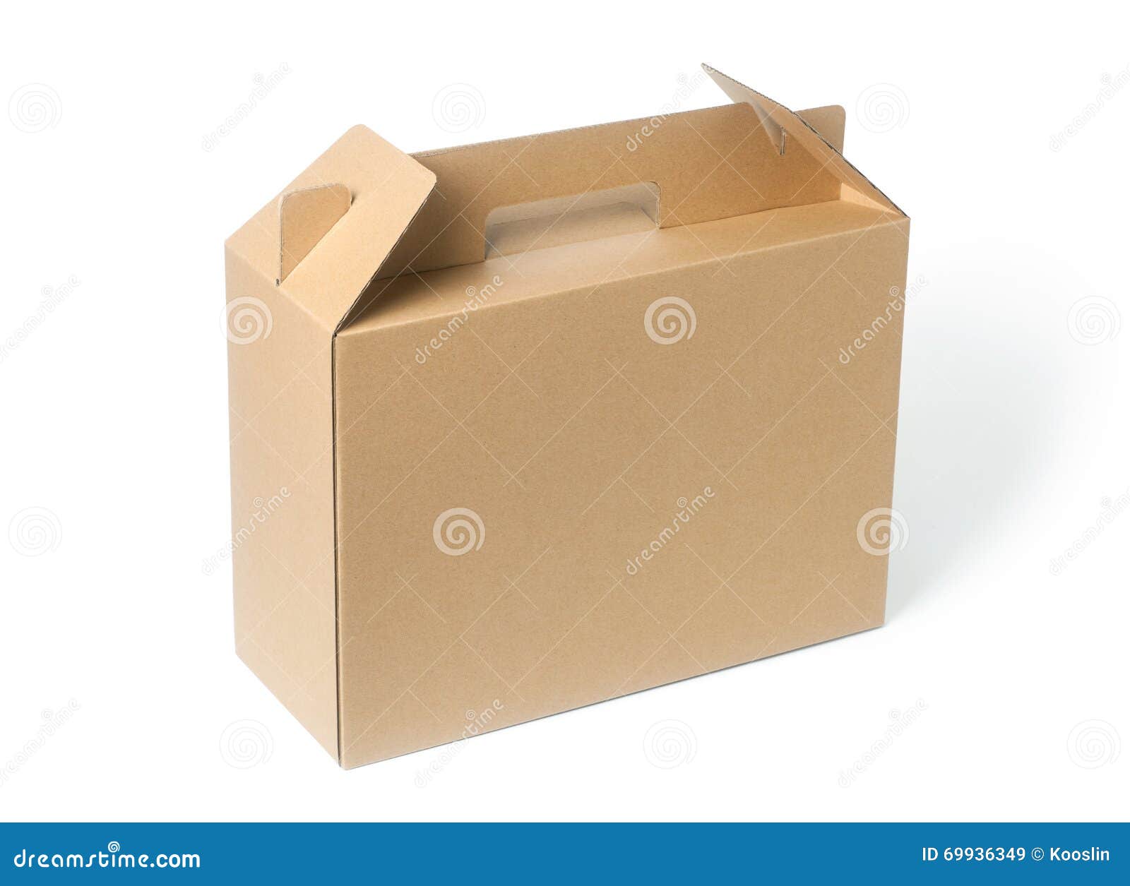 Brown paper box stock image. Image of paper, package - 69936349